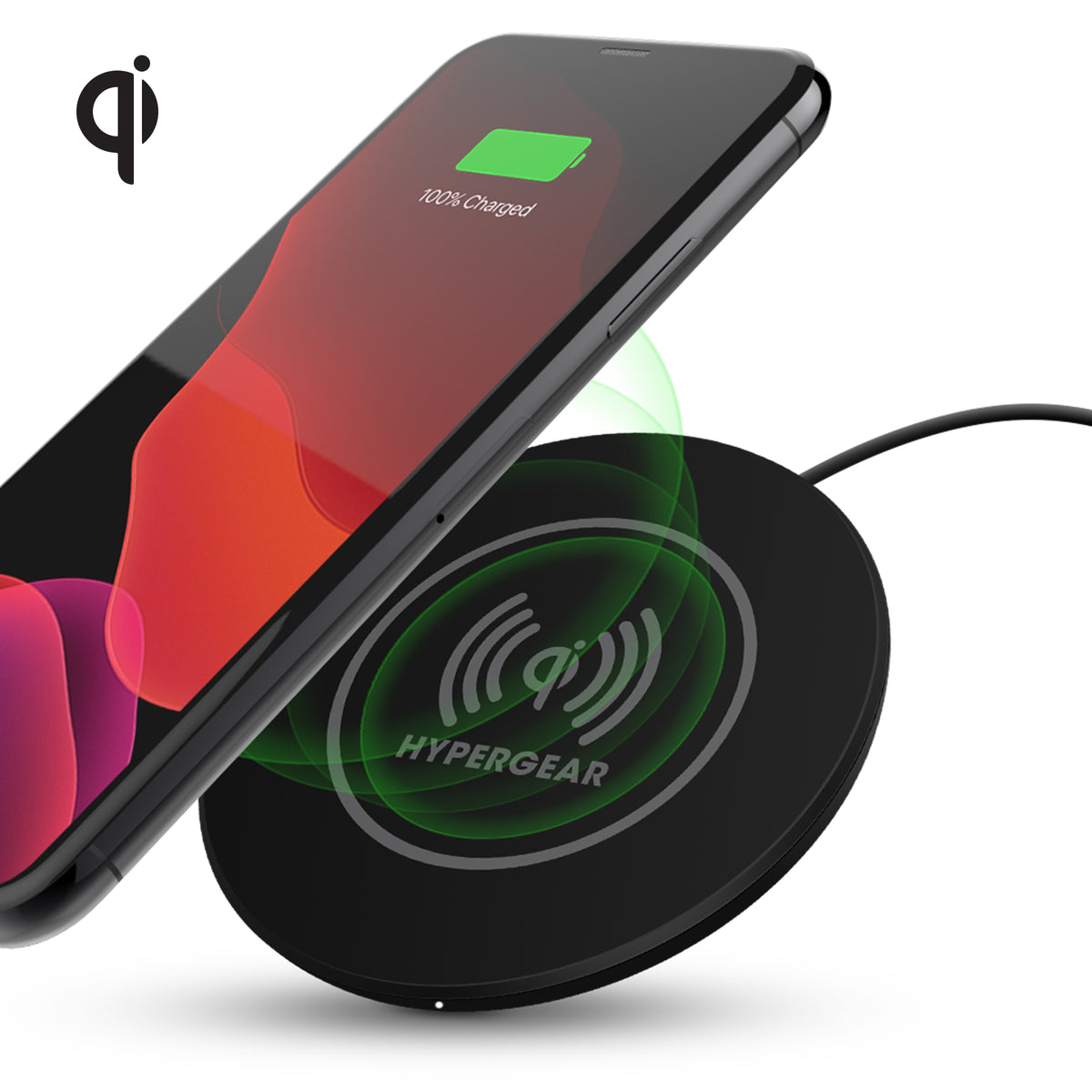 Qi Wireless Phone Charger Charging Pad BLACK HyperGear HYPERGEAR