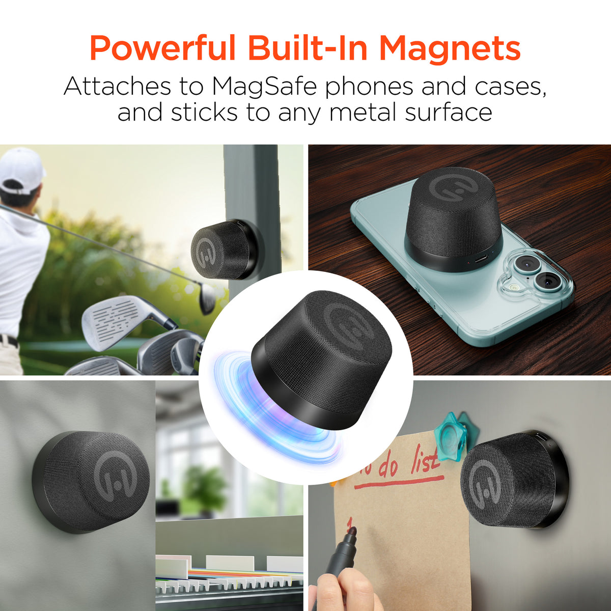 Pocket Popper Magnetic Mini Wireless Speaker – HYPERGEAR
