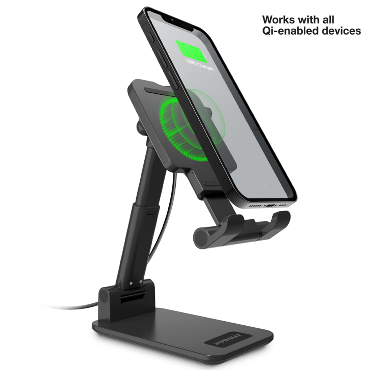 Wireless Charger Stand - 10W, Folding for Travel | HyperGear – HYPERGEAR