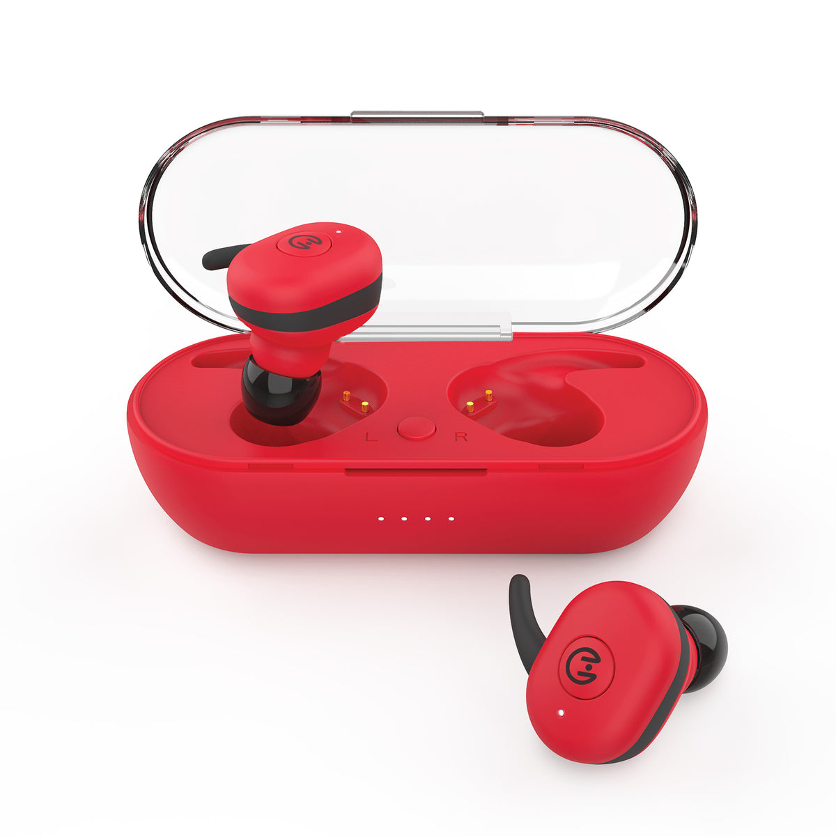 Active True Wireless Earbuds USB-C Red – HYPERGEAR