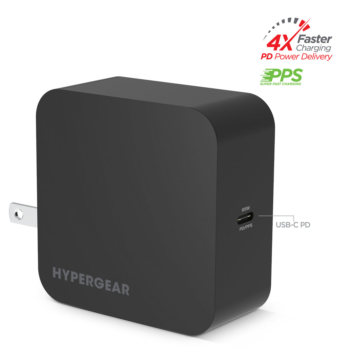 65W USB-C PD PPS Superfast Phone, Laptop Charger | HyperGear – HYPERGEAR