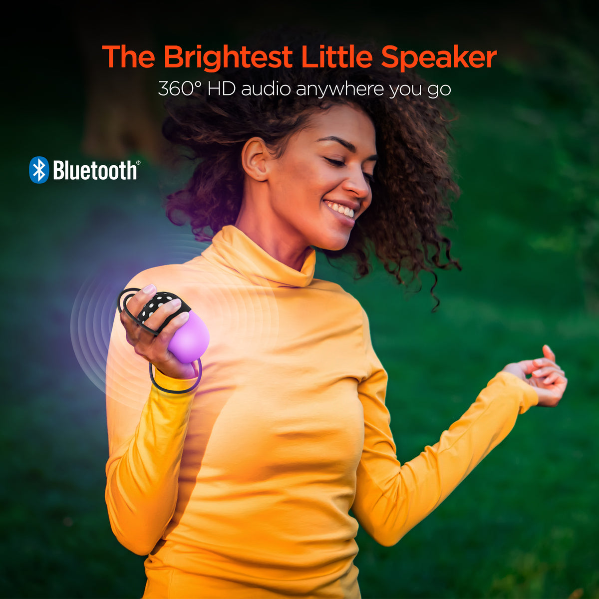 HyperGear Go-Glo Light-Up LED Wireless Speaker Black – HYPERGEAR